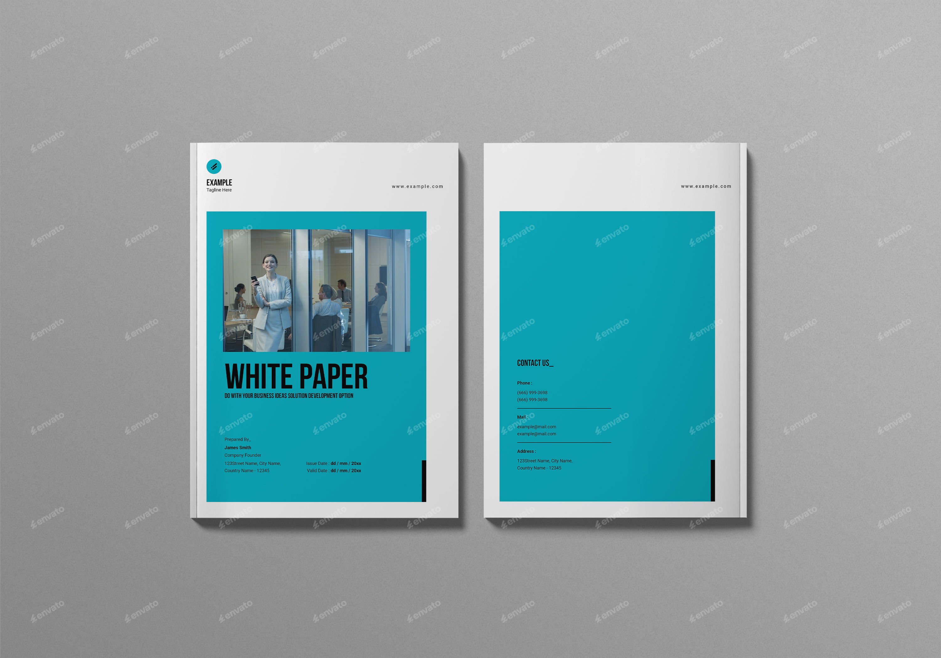White Paper Template, Print Templates | GraphicRiver