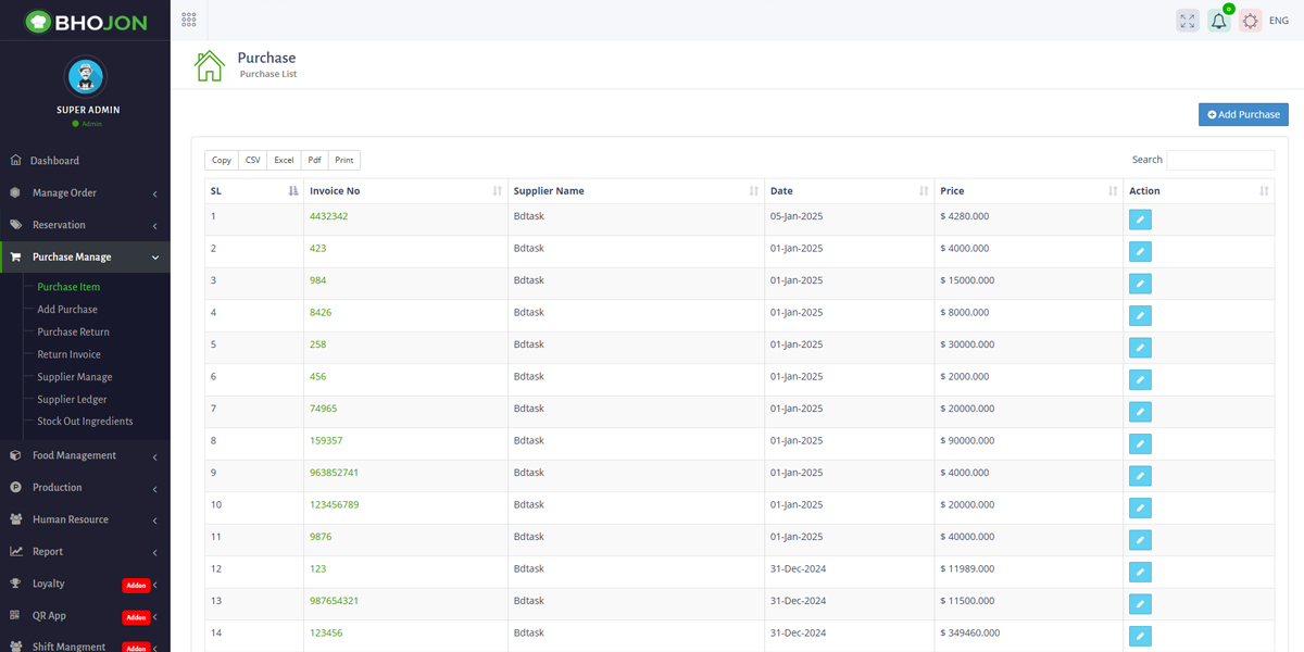 Bhojon - Best Restaurant Management Software with Restaurant Website by ...