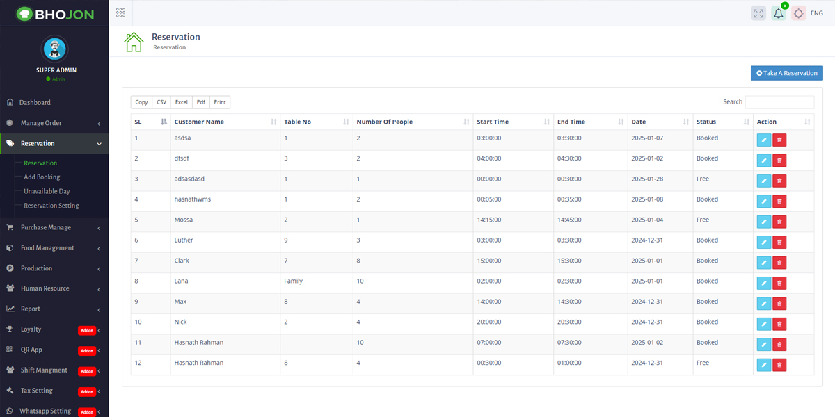 Bhojon - Best Restaurant Management Software with Restaurant Website by ...