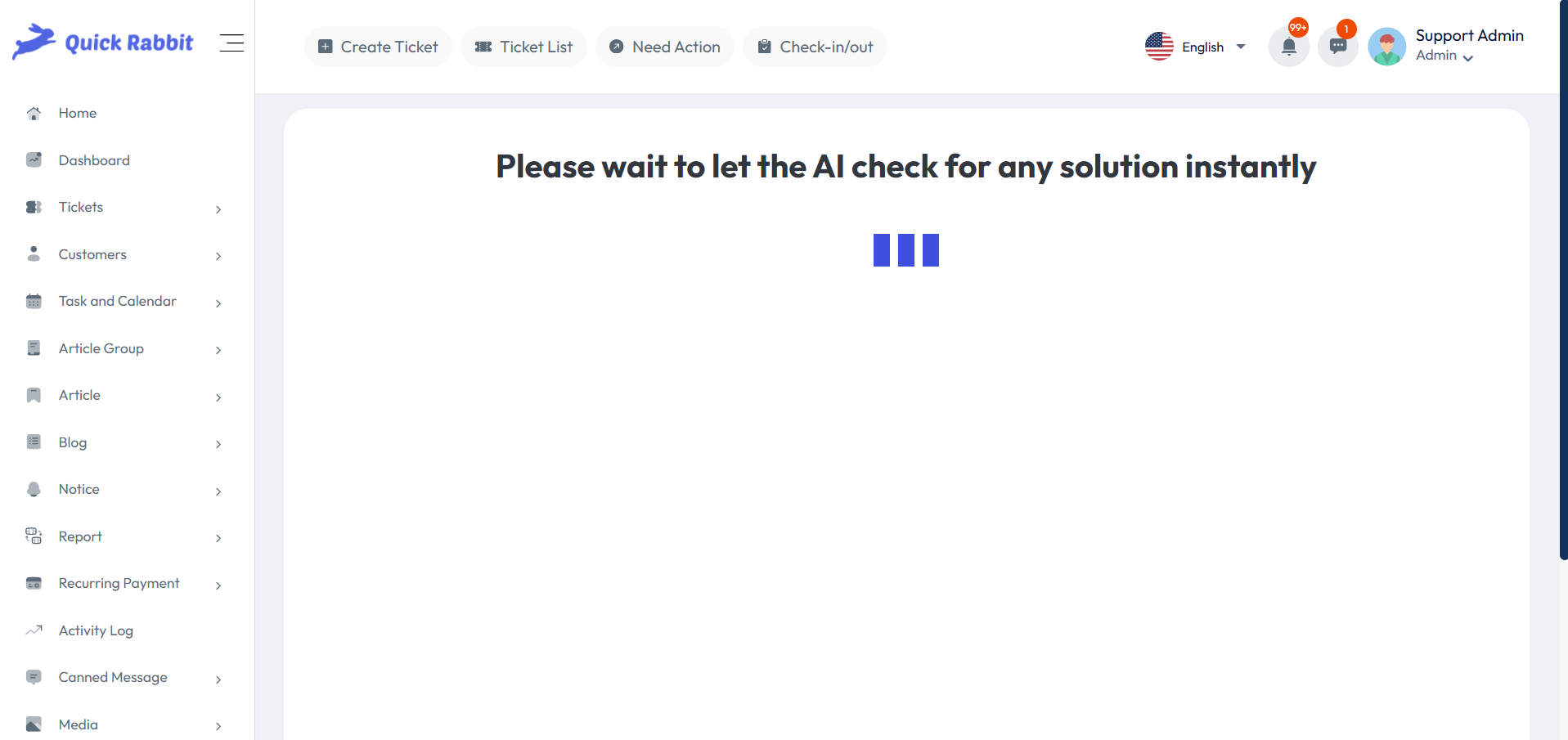 Quick Rabbit - AI Powered Support Ticketing with Knowledgebase and Live ...