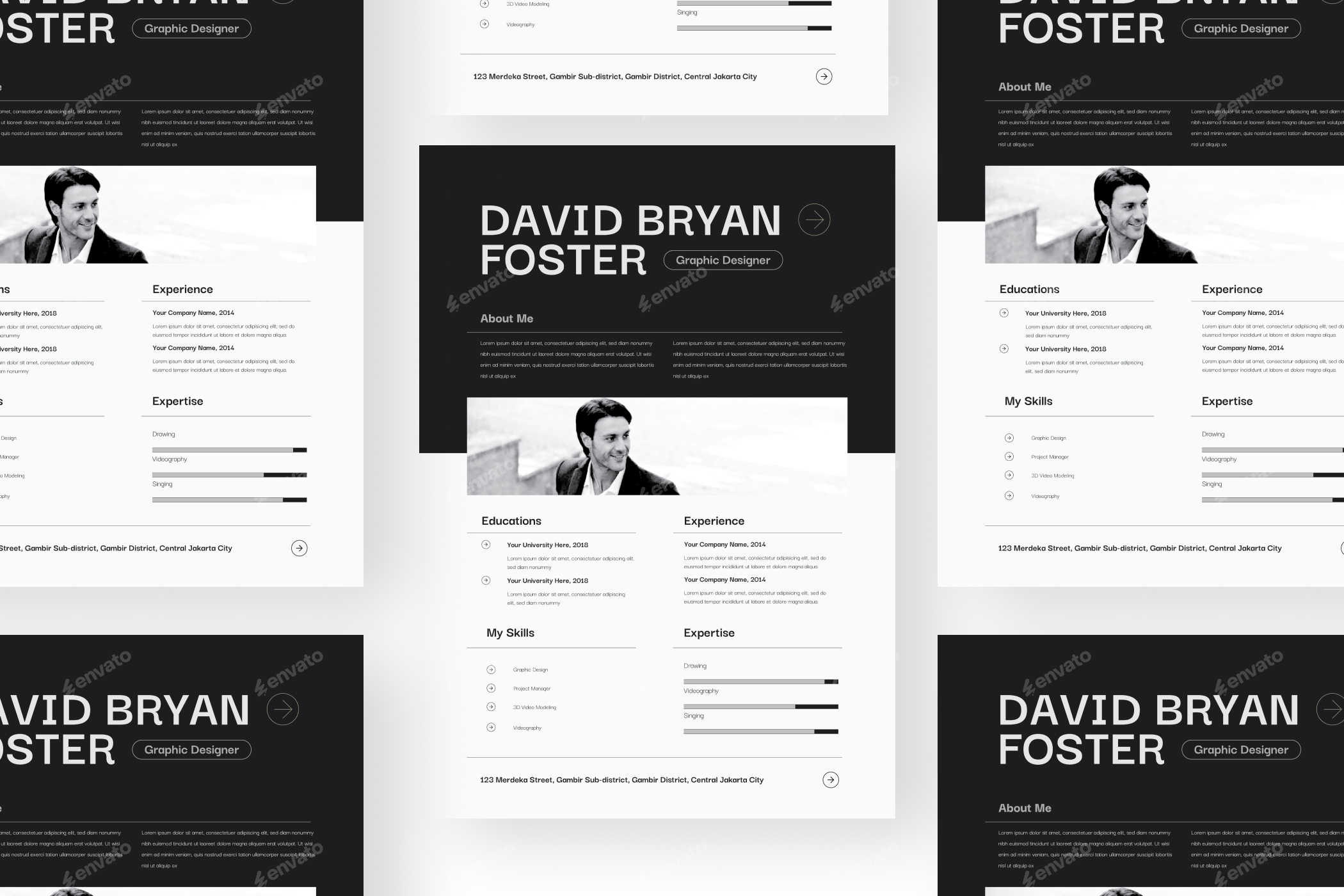 Clean Grey - Resume, Print Templates | GraphicRiver