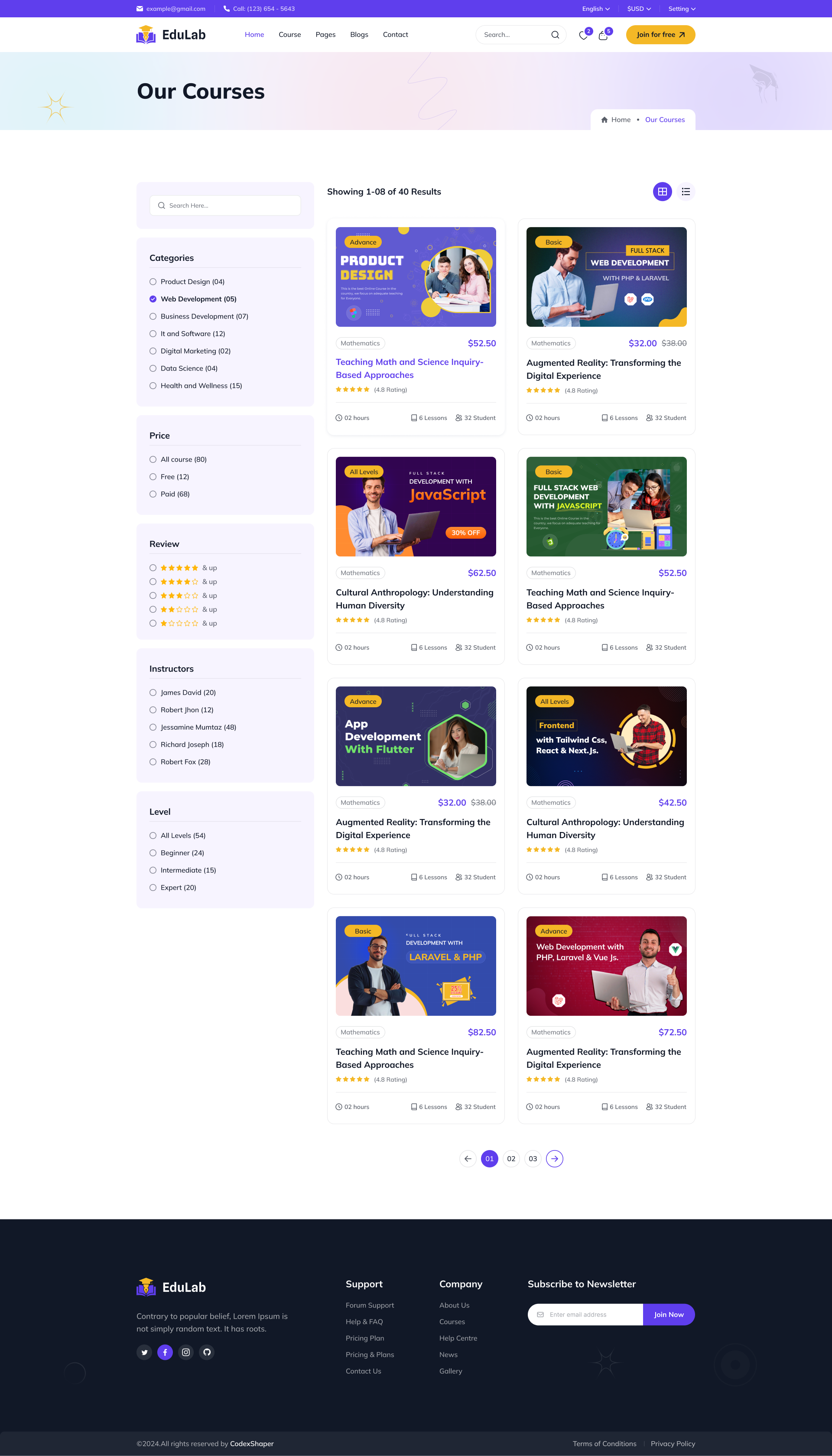 Edulab Lms Laravel Learning Management System With Tailwind Css By Codexshaper