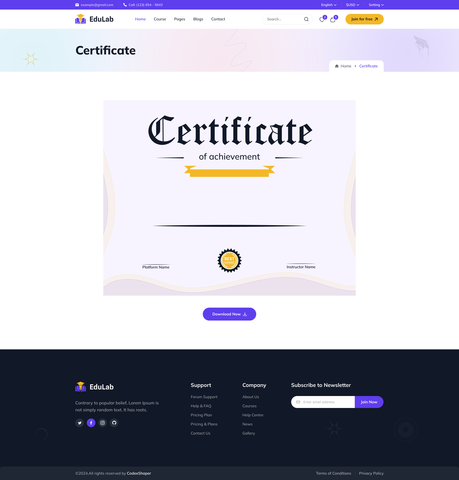 Edulab Lms Laravel Learning Management System With Tailwind Css By Codexshaper