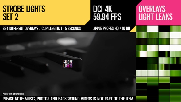 Strobe Lights (4K Set 2), Motion Graphics | VideoHive
