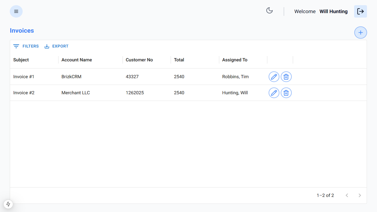 BrizkCRM - Customer Relationship Management Web App With Inventory Built using NextJS and ...