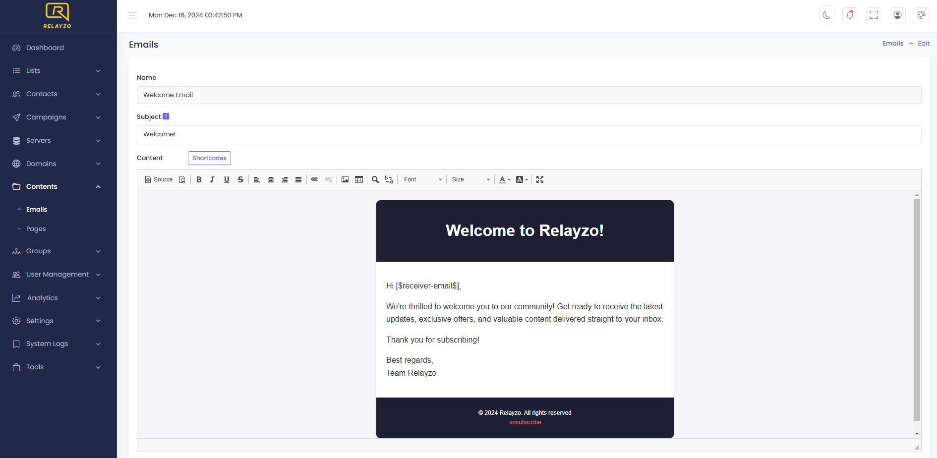 Relayzo - Email Marketing Application by relayzo | CodeCanyon