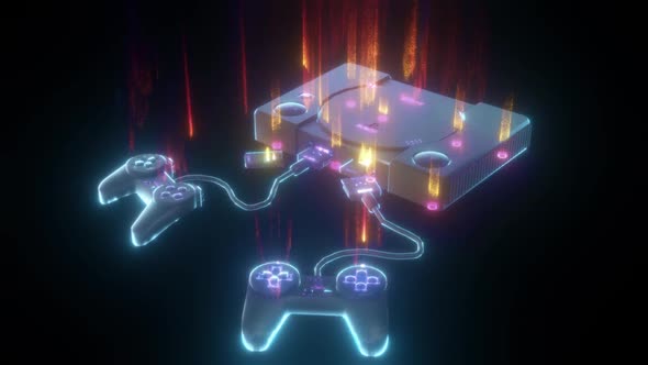Retro Game Console Hd, Motion Graphics | VideoHive