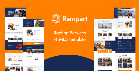 Rampart - Roofing Services HTML5 Template by ThemeEarth | ThemeForest