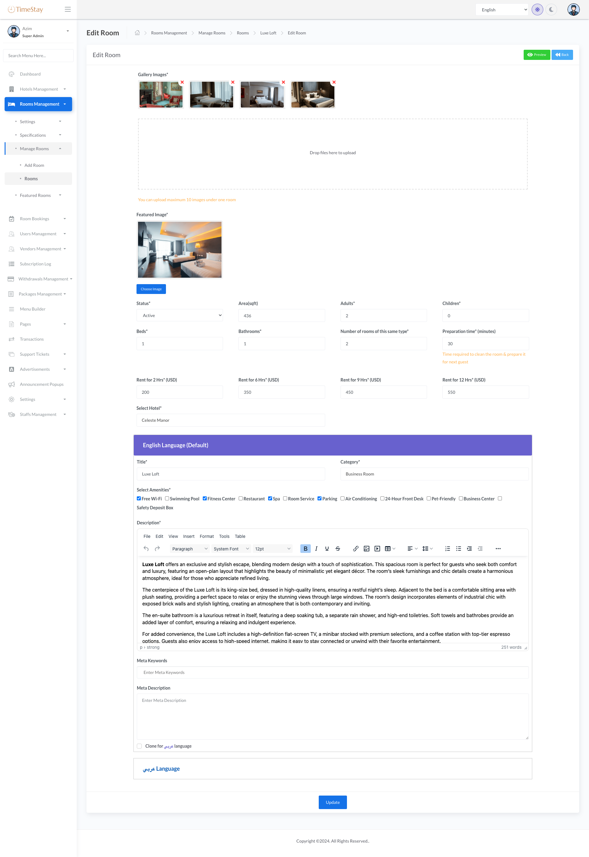TimeStay - Multivendor Hourly Hotel Booking Laravel Website (SAAS) by ...