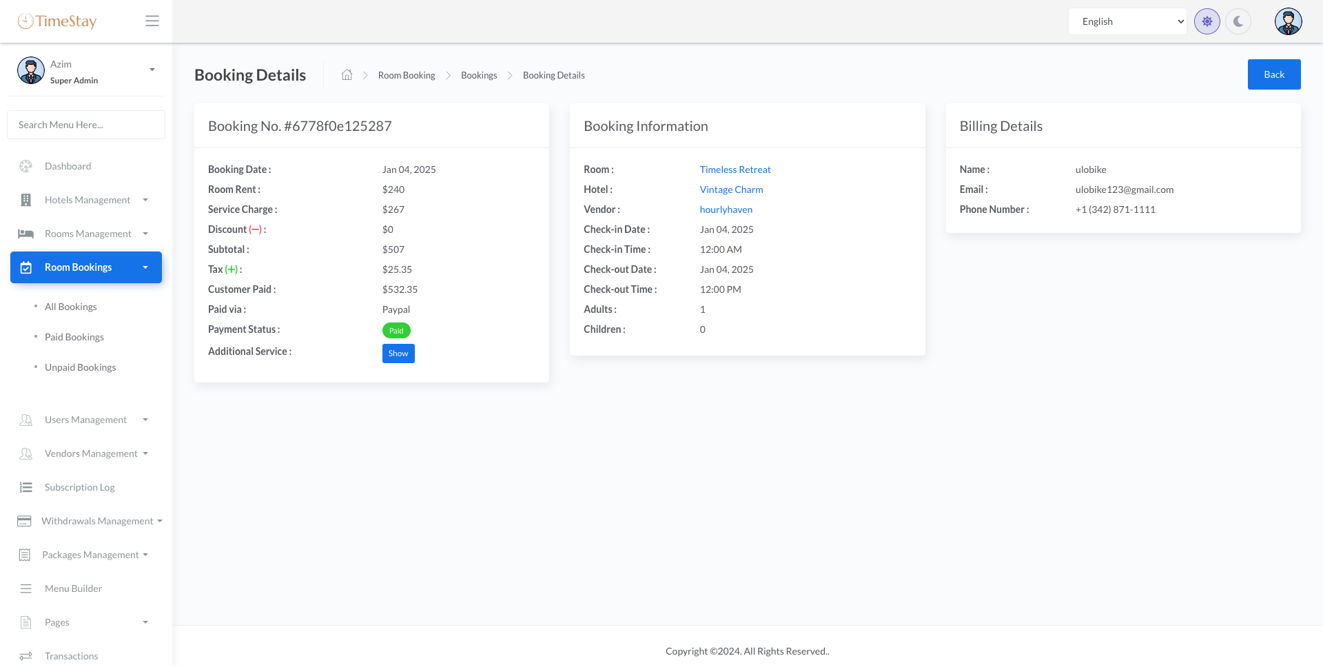 TimeStay - Multivendor Hourly Hotel Booking Laravel Website (SAAS) by ...