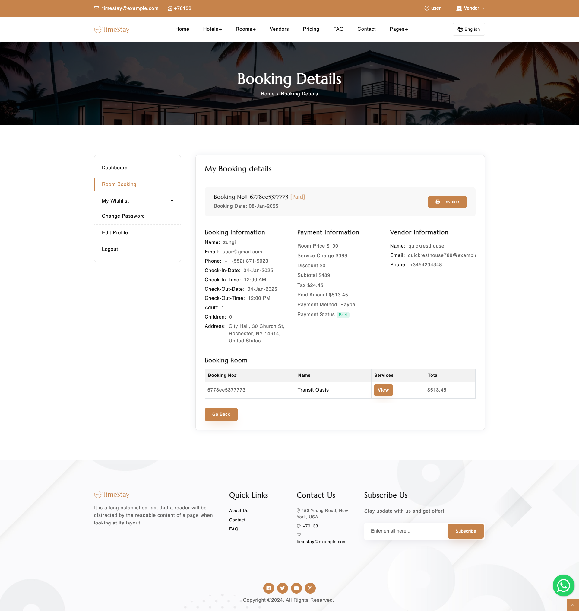 TimeStay - Multivendor Hourly Hotel Booking Laravel Website (SAAS) by ...