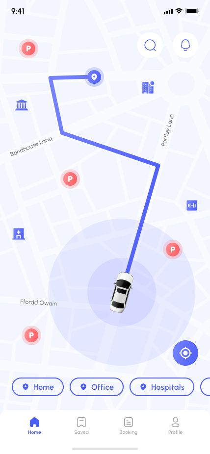 Parkir - Parking Booking React Native Expo App Ui Kit by lalastudio12