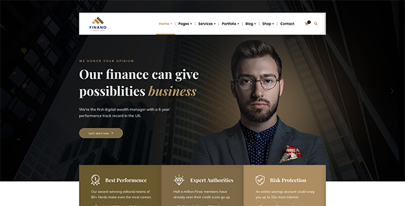 Finano - Business Finance Theme by Case-Themes | ThemeForest
