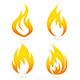 Fire Icons Set, Vectors | GraphicRiver