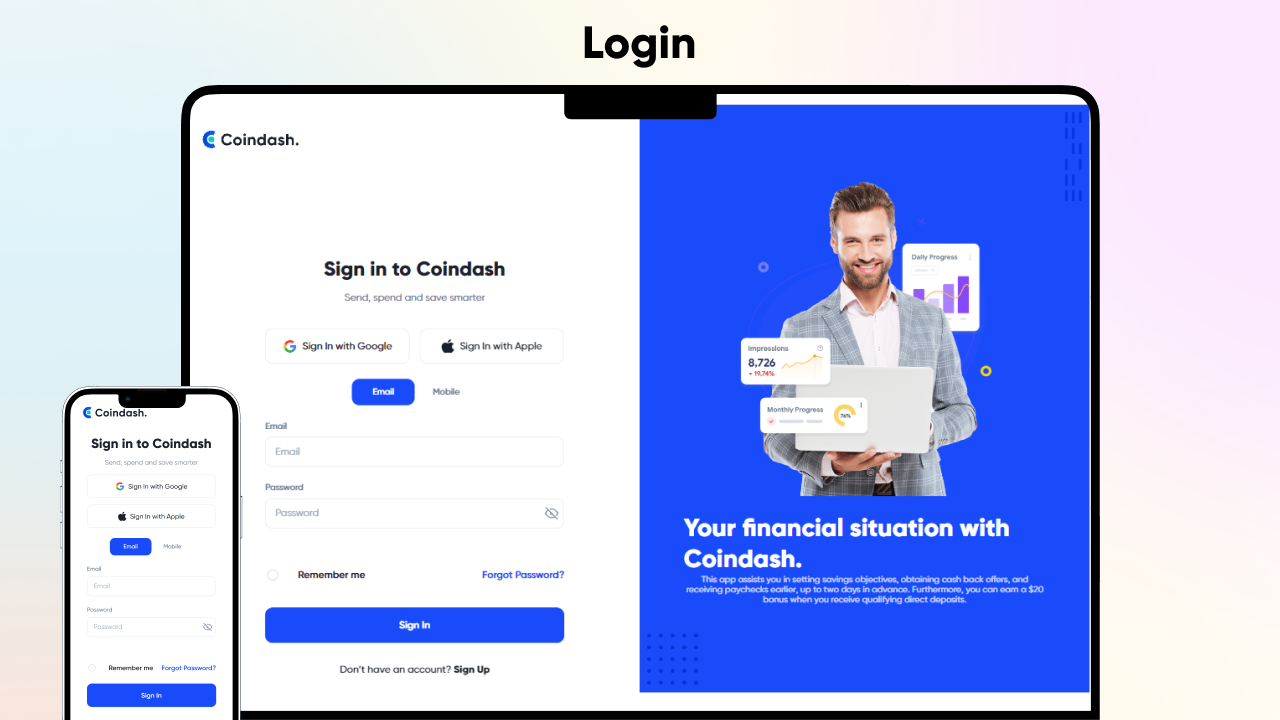 Coindash - Crypto Trading Admin Dashboard | Flutter Admin | Bank | FinPay | Finance | Digital ...