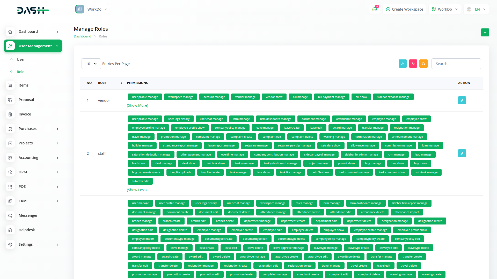 WorkDo Dash SaaS - Open Source ERP with Multi-Workspace by WorkDo | CodeCanyon