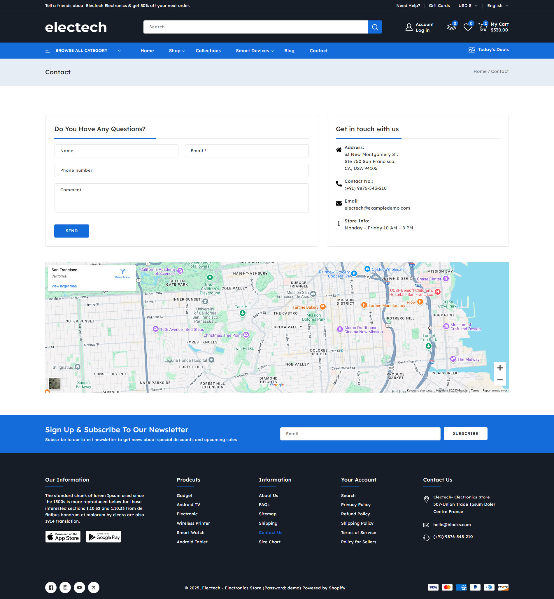 Electech - Multipurpose Electronics Store Shopify 2.0 Responsive Theme by codezeel