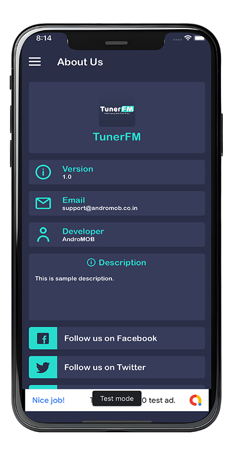 TunerFM - iOS Radio & Live TV App (Multi Frequency) by AndroMOB ...