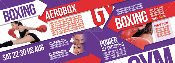 Fitness Gym Brochure, Print Templates | GraphicRiver