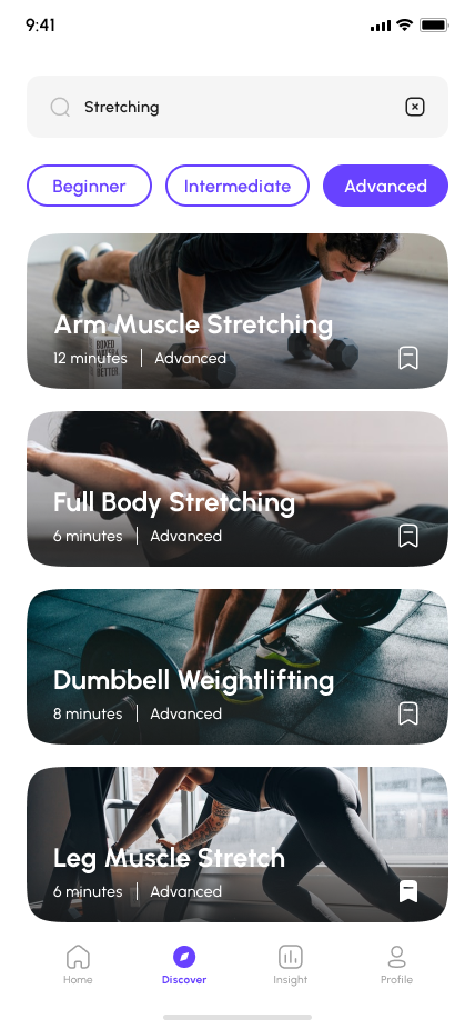 Omofit - Fitness React Native Expo App Ui Kit by lalastudio12 | CodeCanyon
