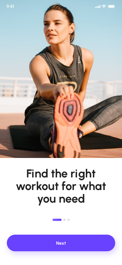 Omofit - Fitness React Native Expo App Ui Kit by lalastudio12 | CodeCanyon