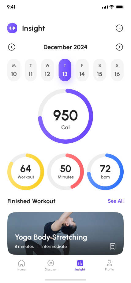 Omofit - Fitness React Native Expo App Ui Kit by lalastudio12 | CodeCanyon