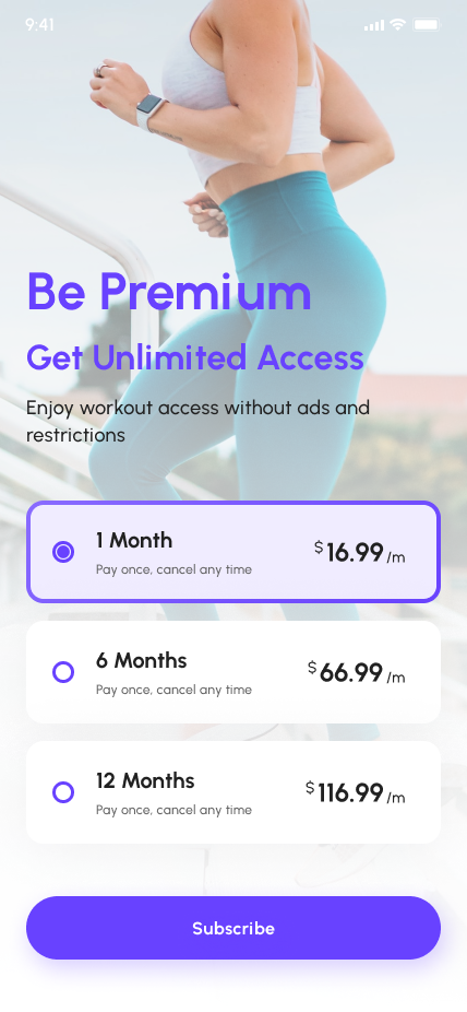 Omofit - Fitness React Native Expo App Ui Kit by lalastudio12 | CodeCanyon