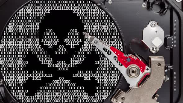 Hard Disk Drive Malware, Motion Graphics | VideoHive