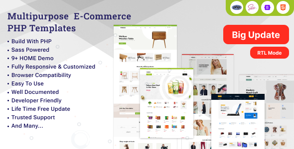 Weiboo - eCommerce PHP Template by Parv-Infotech | ThemeForest