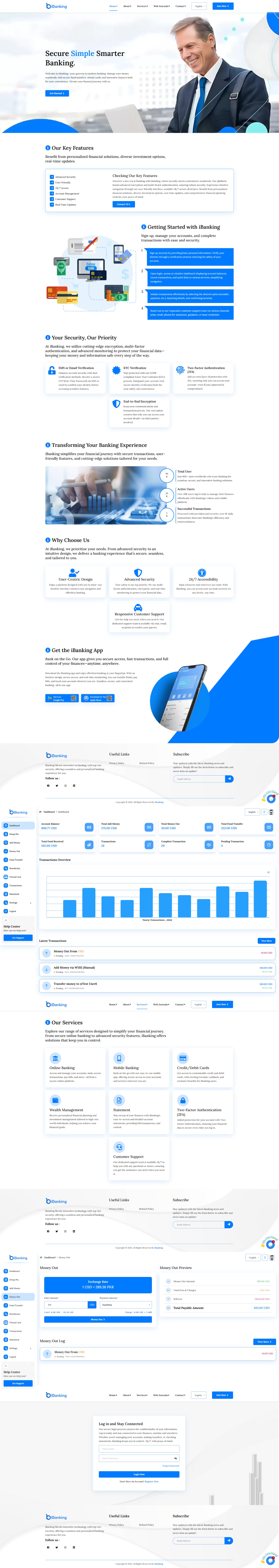 iBanking - Digital Banking and Financial Solution by AppDevsX | CodeCanyon