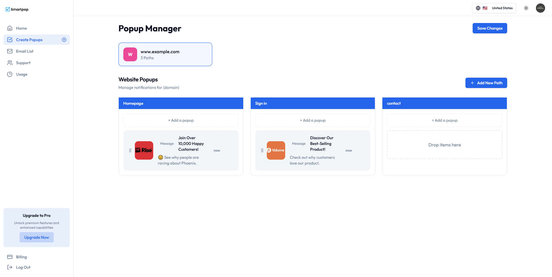 Smartpop – SaaS Popup Builder by TXTakas1 | CodeCanyon