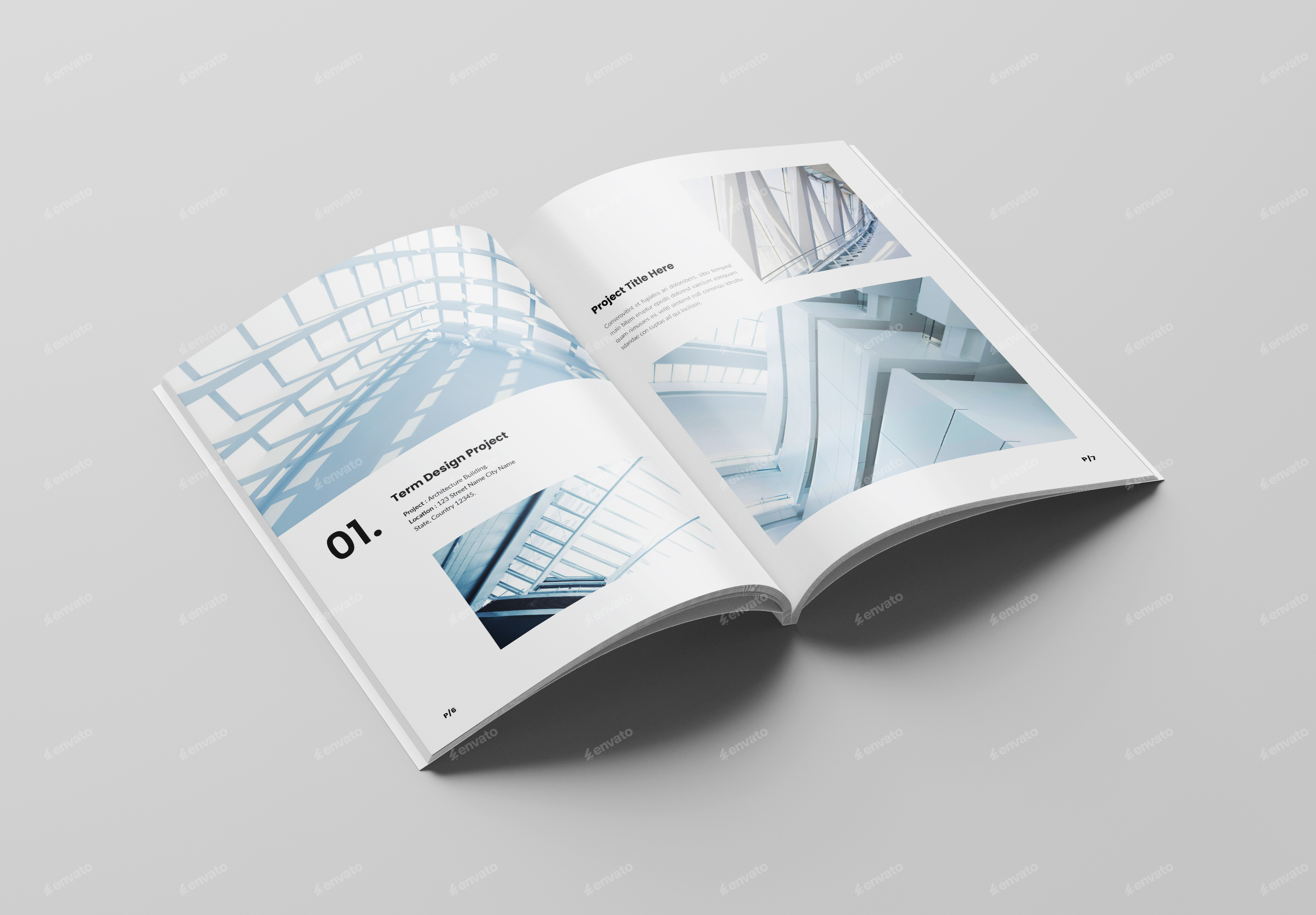 Luxury Architecture & Interior Brochure Template, Print Templates ...