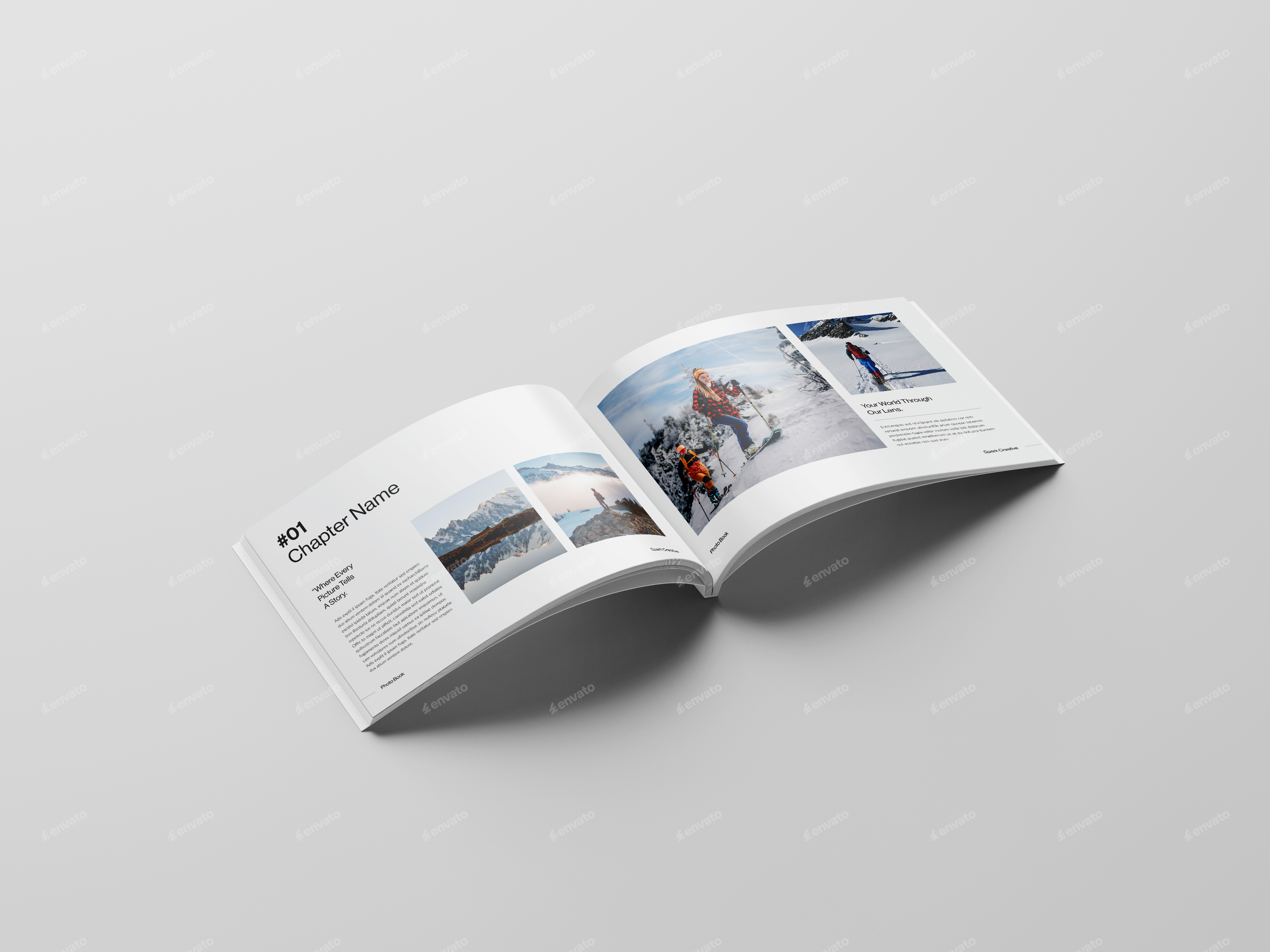 Photo Book Template Landscape, Print Templates | GraphicRiver