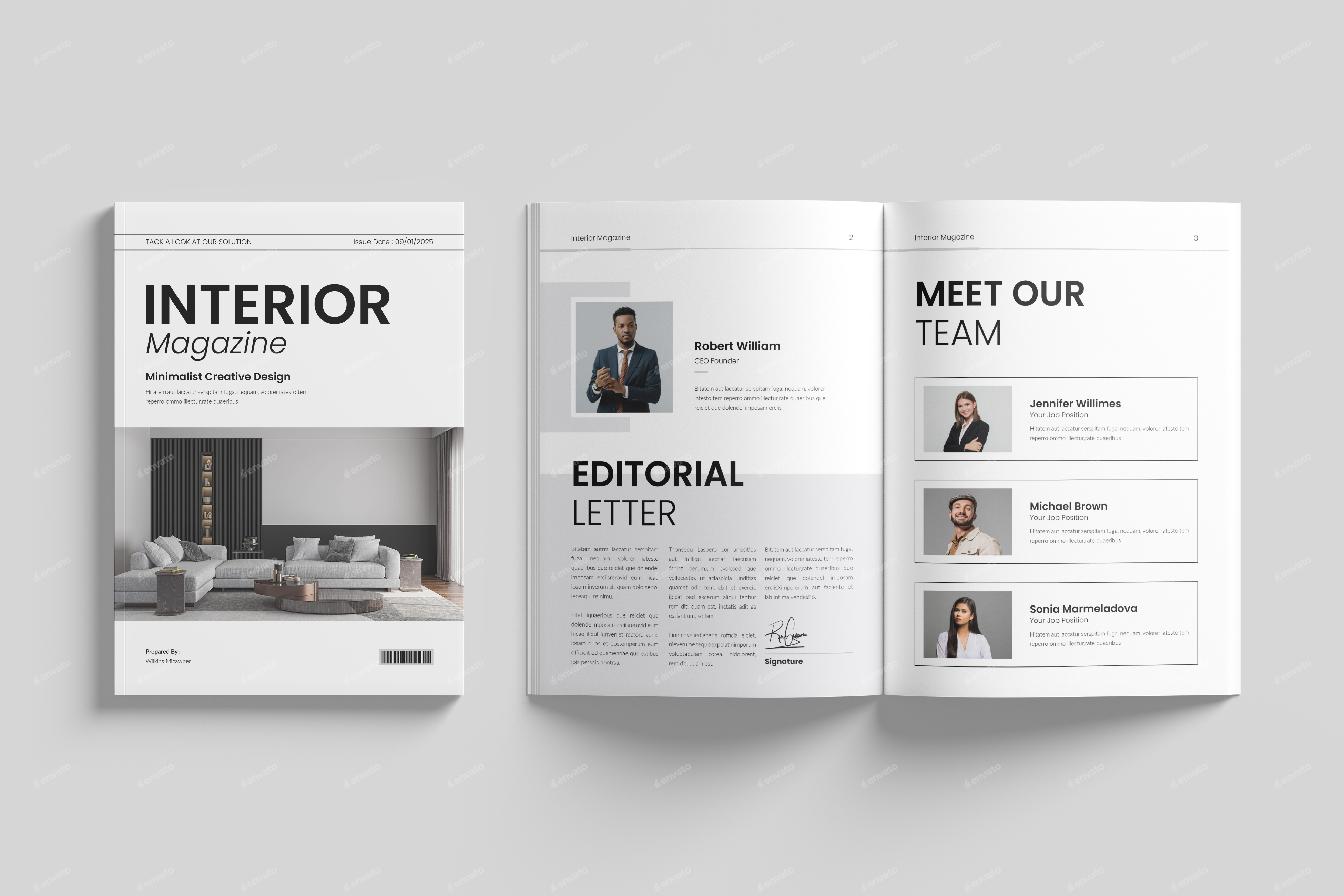 Interior Magazine Design Template, Print Templates | GraphicRiver