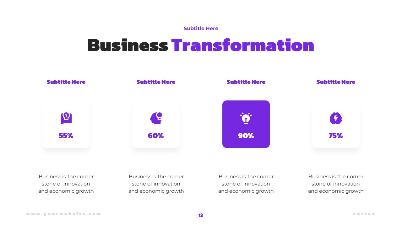 Vortex - Business PowerPoint Template, Presentation Templates ...