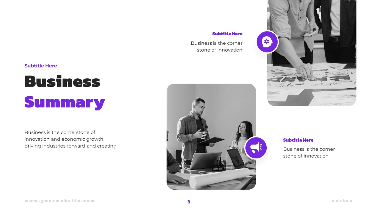 Vortex - Business PowerPoint Template, Presentation Templates ...