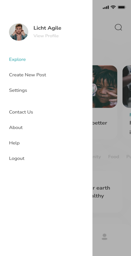 Donation for charity App ANDROID + IOS + FIGMA + XD | UI Kit | ReactNative | Kiria by FlutterVision