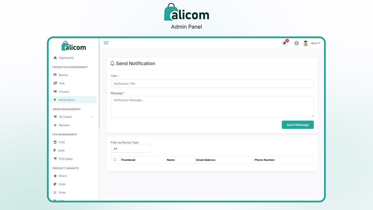 AliCom eCommerce CMS - Complete Single Vendor eCommerce Solution With ...