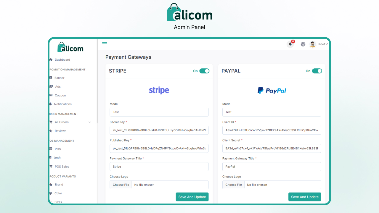 AliCom eCommerce CMS - Complete Single Vendor eCommerce Solution With ...