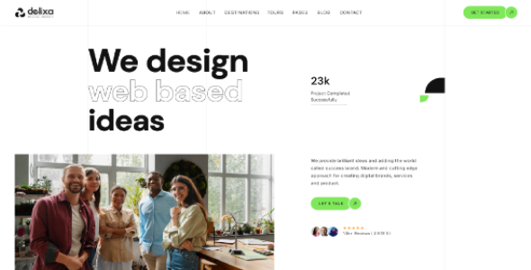 Delixa - Creative Digital Agency HTML5 Template by ThemeArray | ThemeForest