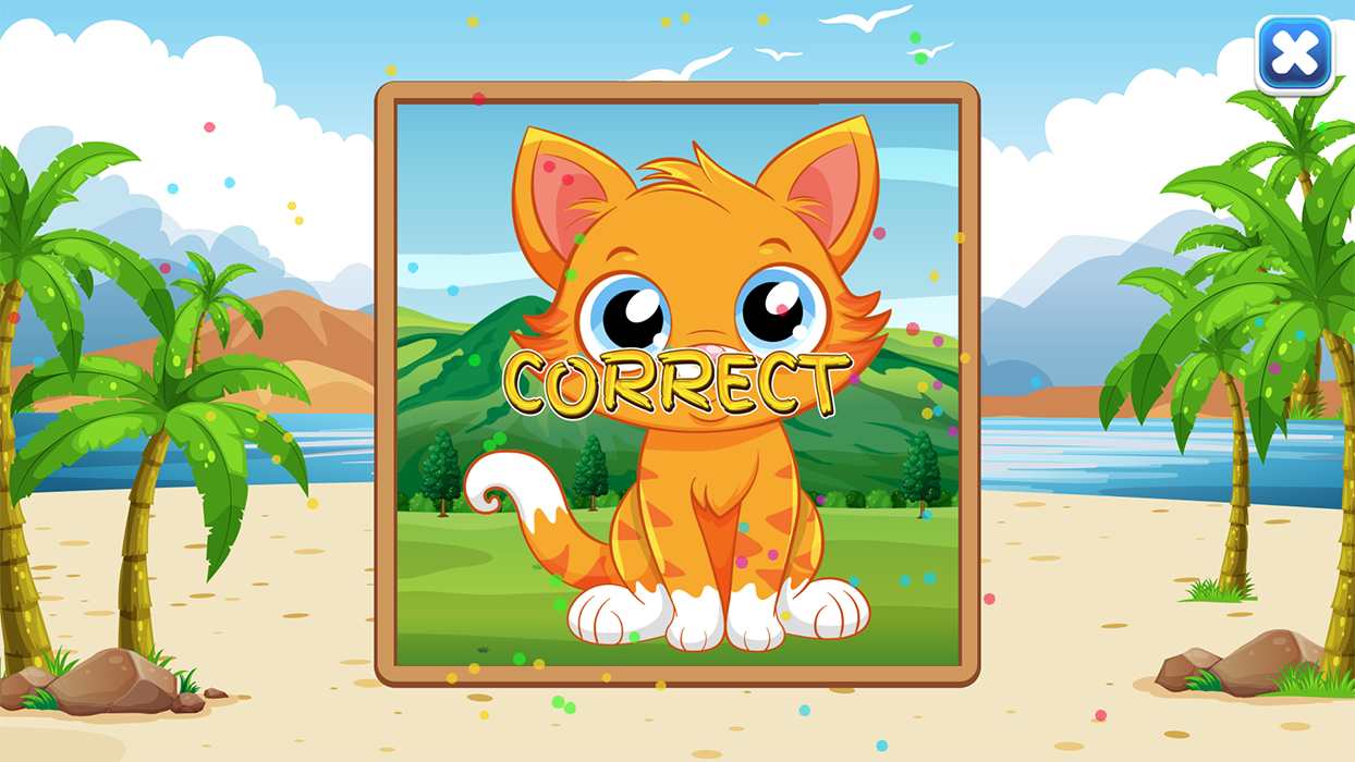 Find the Missing Piece Game (Construct 3 | C3P | HTML5) Kids' Educational Game by CGFX-Studio