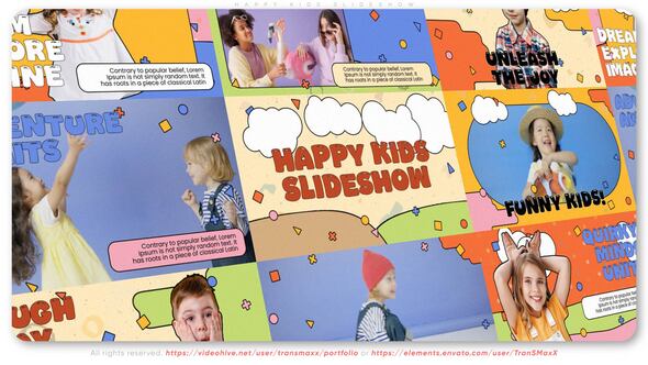 Happy Kids Opener, After Effects Project Files | VideoHive