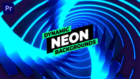 Dynamic Neon Backgrounds, Premiere Pro Templates | VideoHive