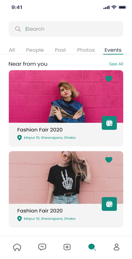 Adda ANDROID + IOS + FIGMA | UI Kit | ReactNative | Social Media App | Free Figma by FlutterVision