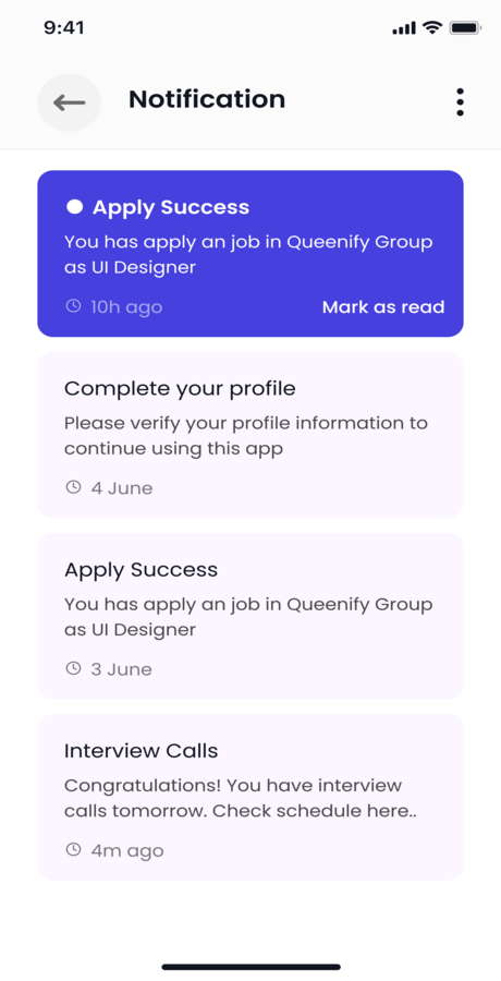 Jobile App ANDROID + IOS + FIGMA | UI Kit | ReactNative | Online Job Finder App by FlutterVision
