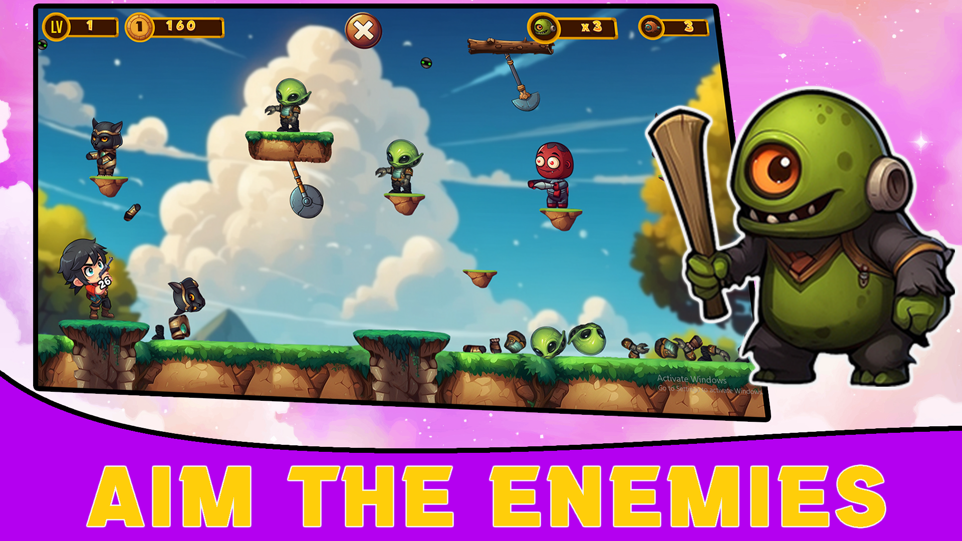 Zombie Breaker HTML5 Construct 3 Game by pairplaycreation | CodeCanyon