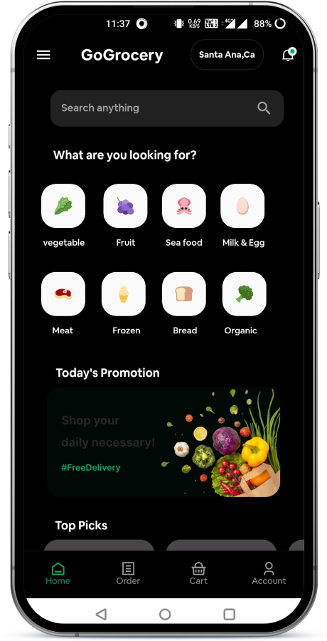 GoGrocery - Groceries, Foods, Milk, Vegetable, Pharmacies, eCommerce ...