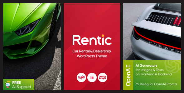 Rentic - Car Rental & Dealership WordPress Theme by axiomthemes ...
