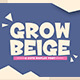 Grow Beige, Fonts | GraphicRiver