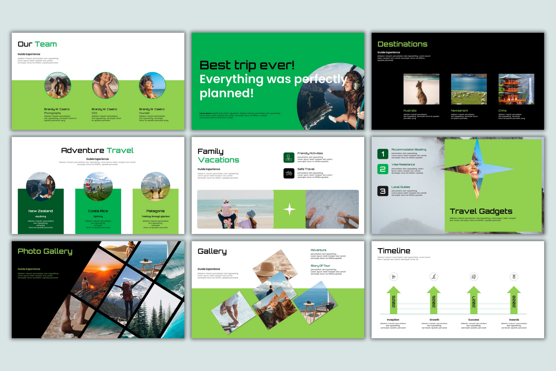 Travel Agency Presentation GSL, Presentation Templates | GraphicRiver